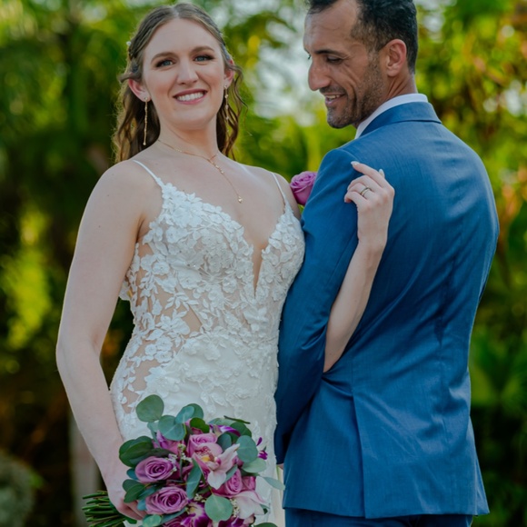 Enzoani for wedding dress | Dresses | Enzoani Alara Wedding Dress And Matching Veil | Poshmark